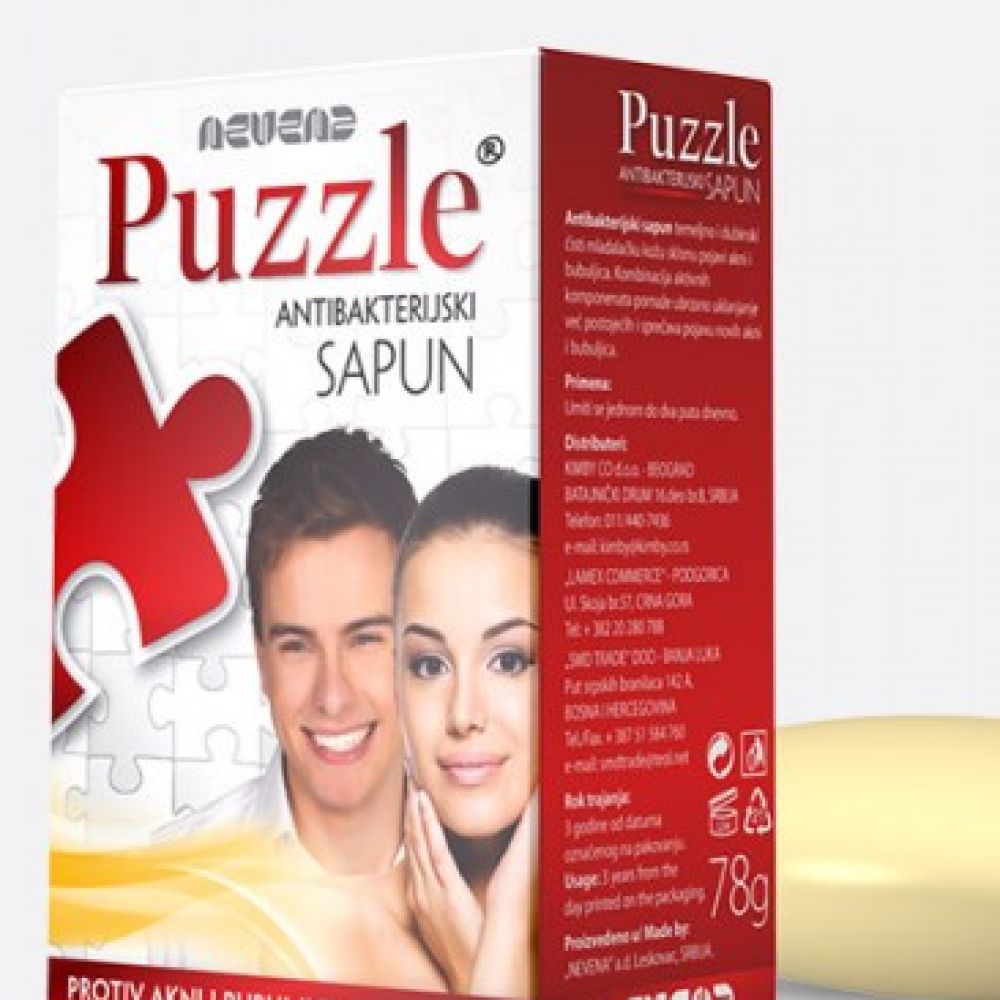NEVENA Puzzle antibakteriski sapun 78gr-Online prodaja-Apoteka Živanović
