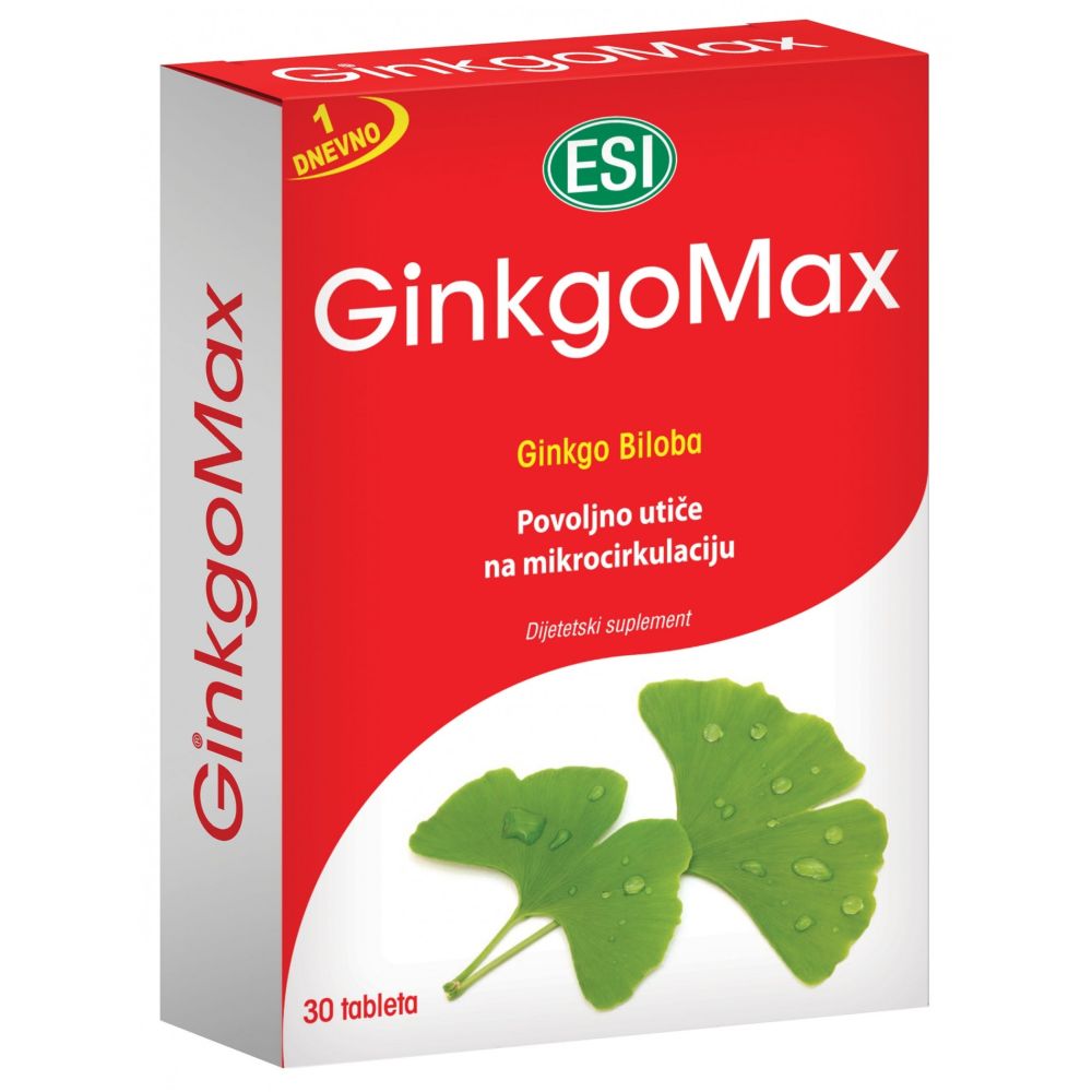 GinkgoMax 30 tableta - Online prodaja - Apoteka Živanović