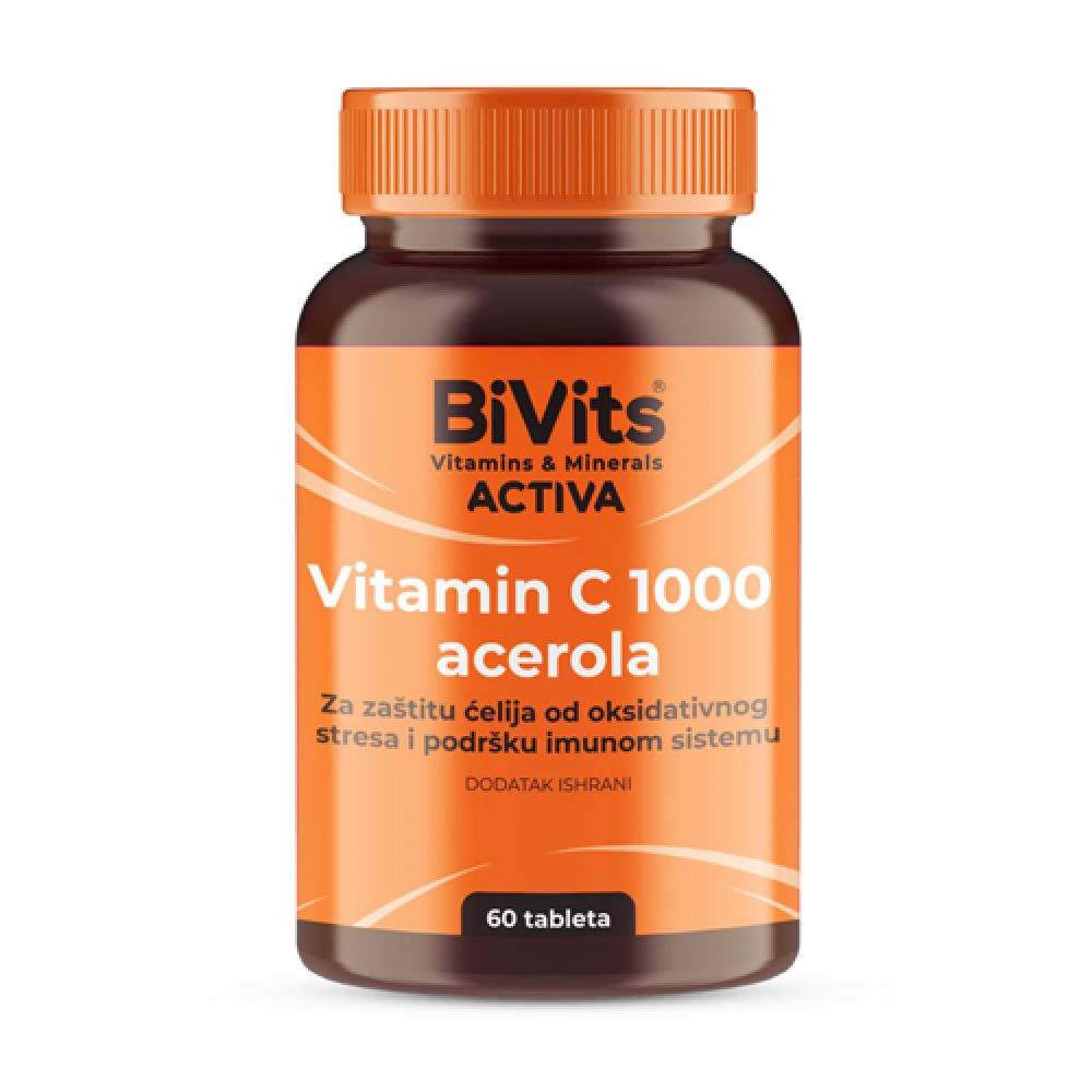 Bivits Activa vitamin C 1000 acerola - Apoteka Živanović