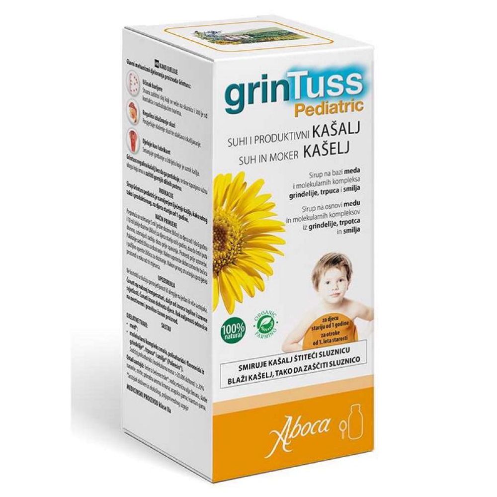 Grintuss sirup za decu 180g - Online prodaja - Apoteka Živanović