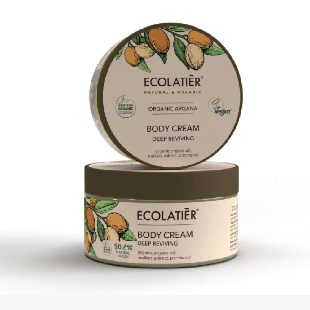 Ecolatier krema za telo - Deep Reviving ogranic argana 250ml - Online prodaja - Apoteka Živanović