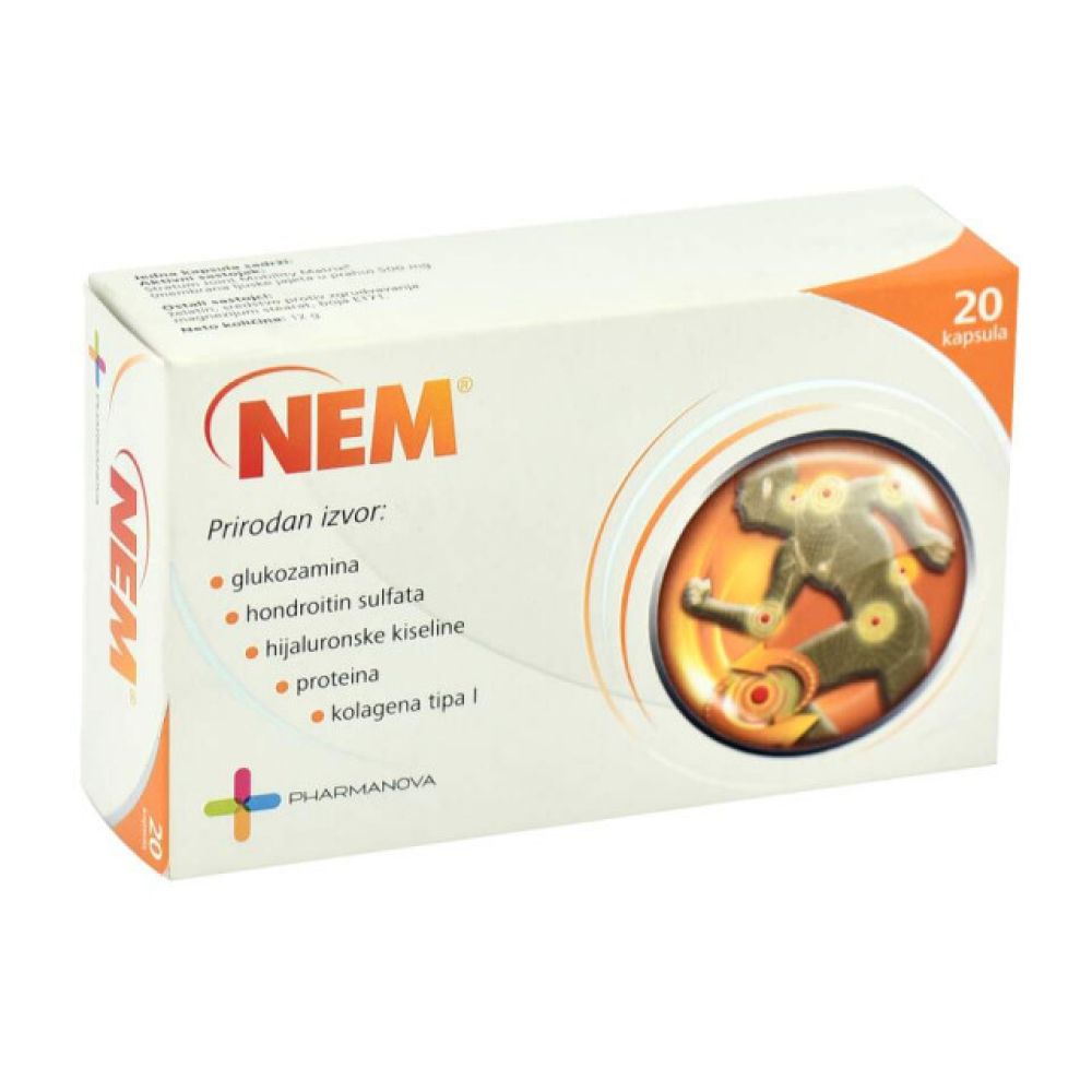 NEM 500mg 20 kapsula - Online prodaja - Apoteka Živanović
