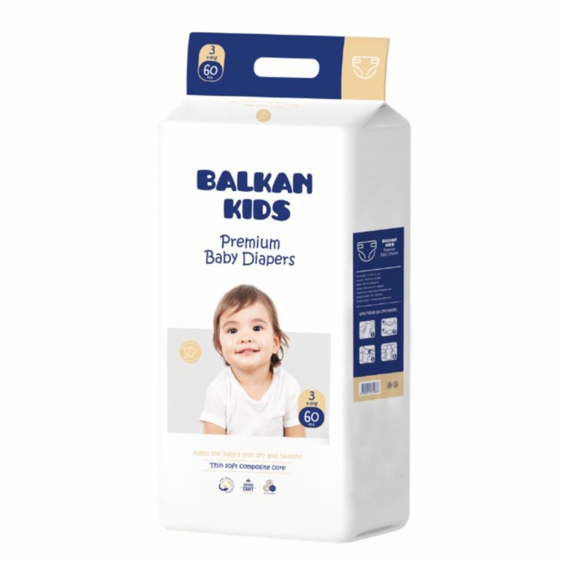 Balkan Kids premium pelene 3 (4-8kg) 60 komada - Online prodaja ...