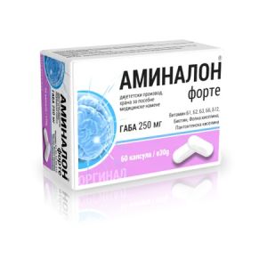 Aminalon Forte 250mg 60 kapsula - Online prodaja - Apoteka Živanović