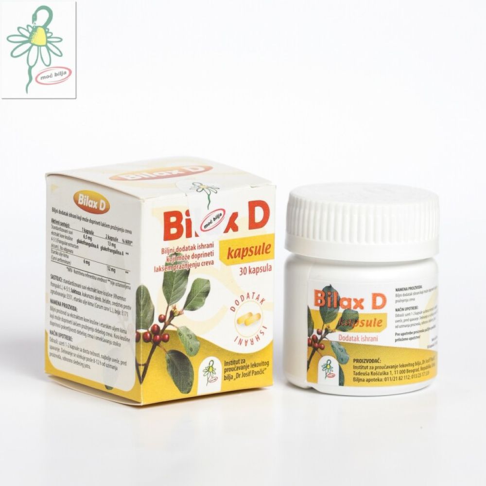 Bilax D kapsule 30 kom - Online prodaja - Apoteka Živanović