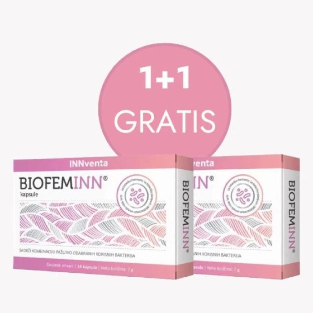 Biofemin kapsule 1+1 gratis - Online prodaja - Apoteka Živanović
